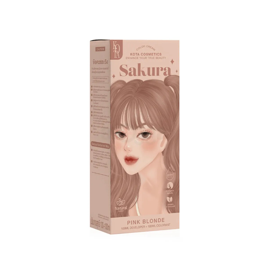 Kota Cosmetics Sakura Hair Color – Pink Blonde – Hair Craft BD