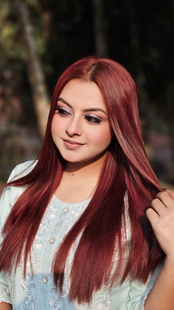 Charry Red and Sakura hair Colour Combo – Hair Craft BD