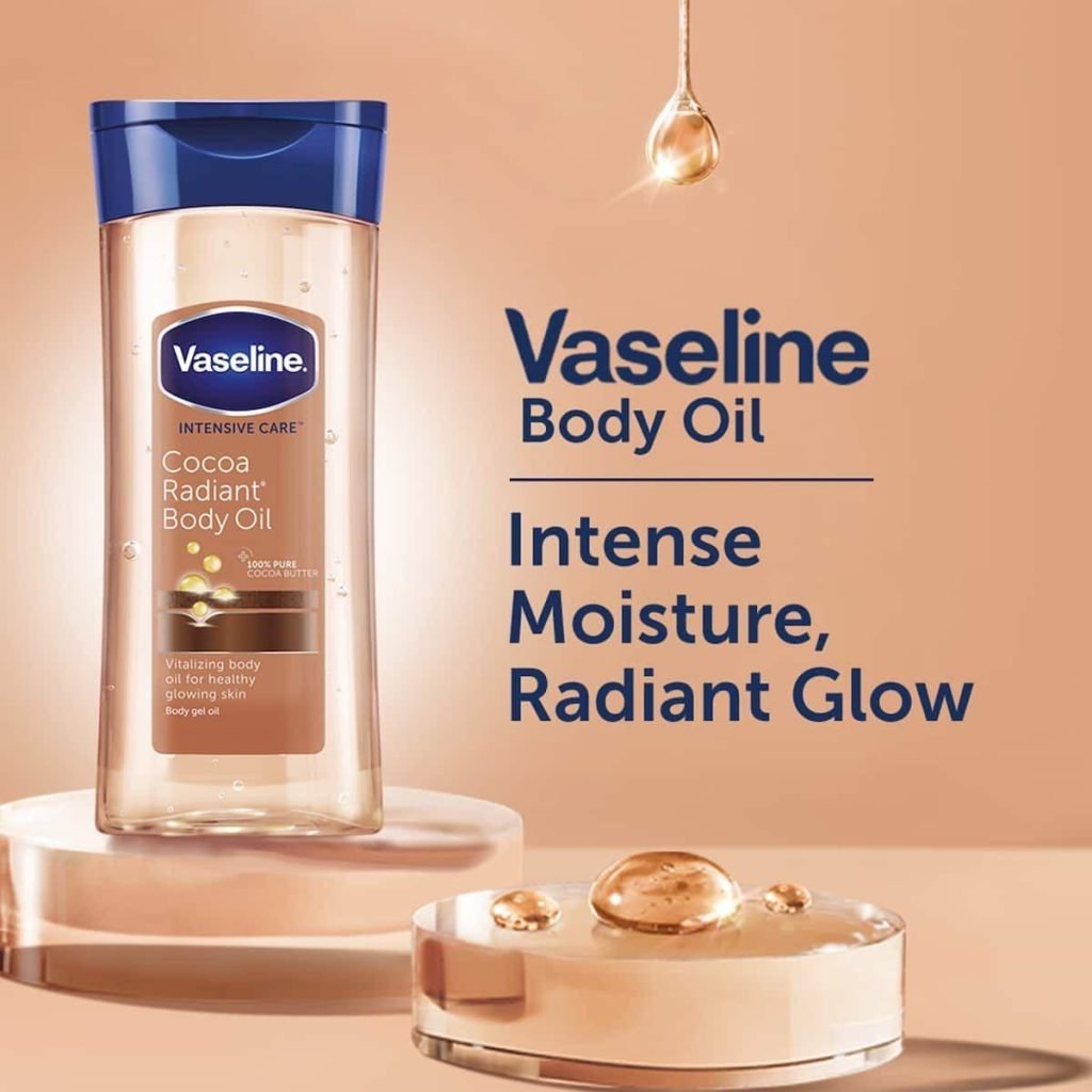 Vaseline Intensive Care Cocoa Radiant Body Gel Oil- 200ml – Hair Craft BD